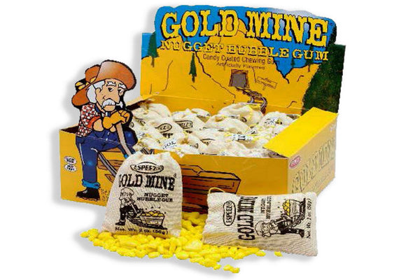 Gold Mine Nugget Bubble Gum | Jefferson General Store